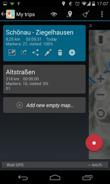 Android: So zeichnest du mit Geo Tracker eine GPS-Route auf!